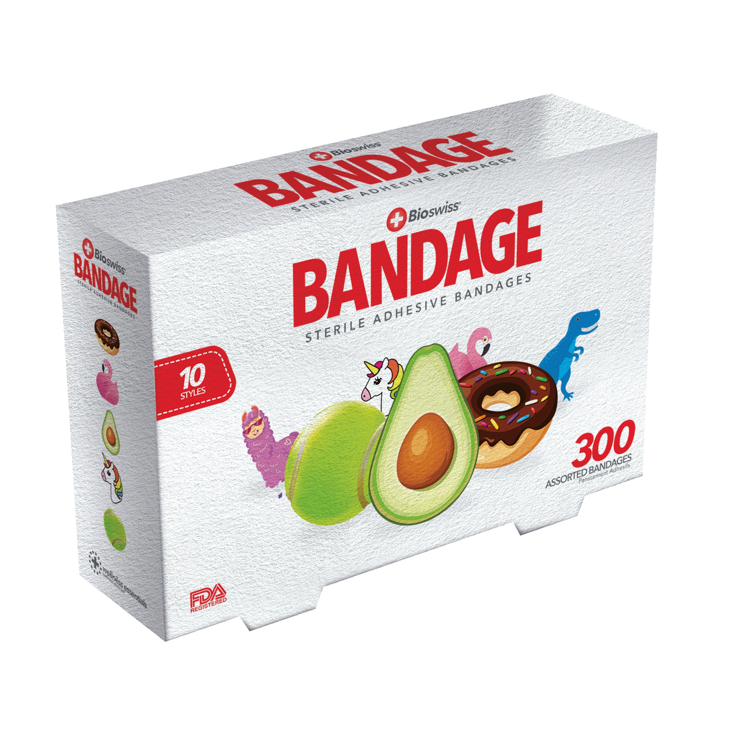 Fun Assorted Shaped Bandages - 300 Count – Donnamax