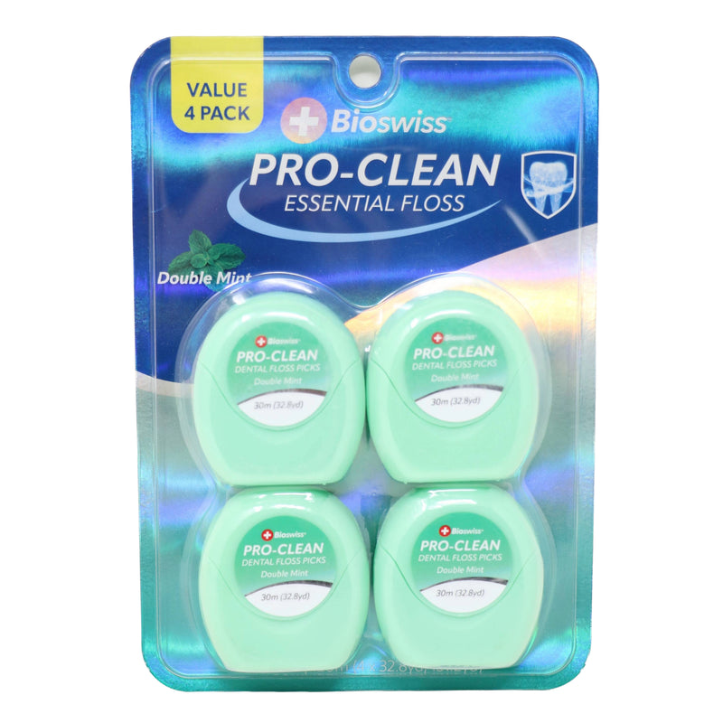 4pk Double Mint Pro Clean Dental Floss – Donnamax
