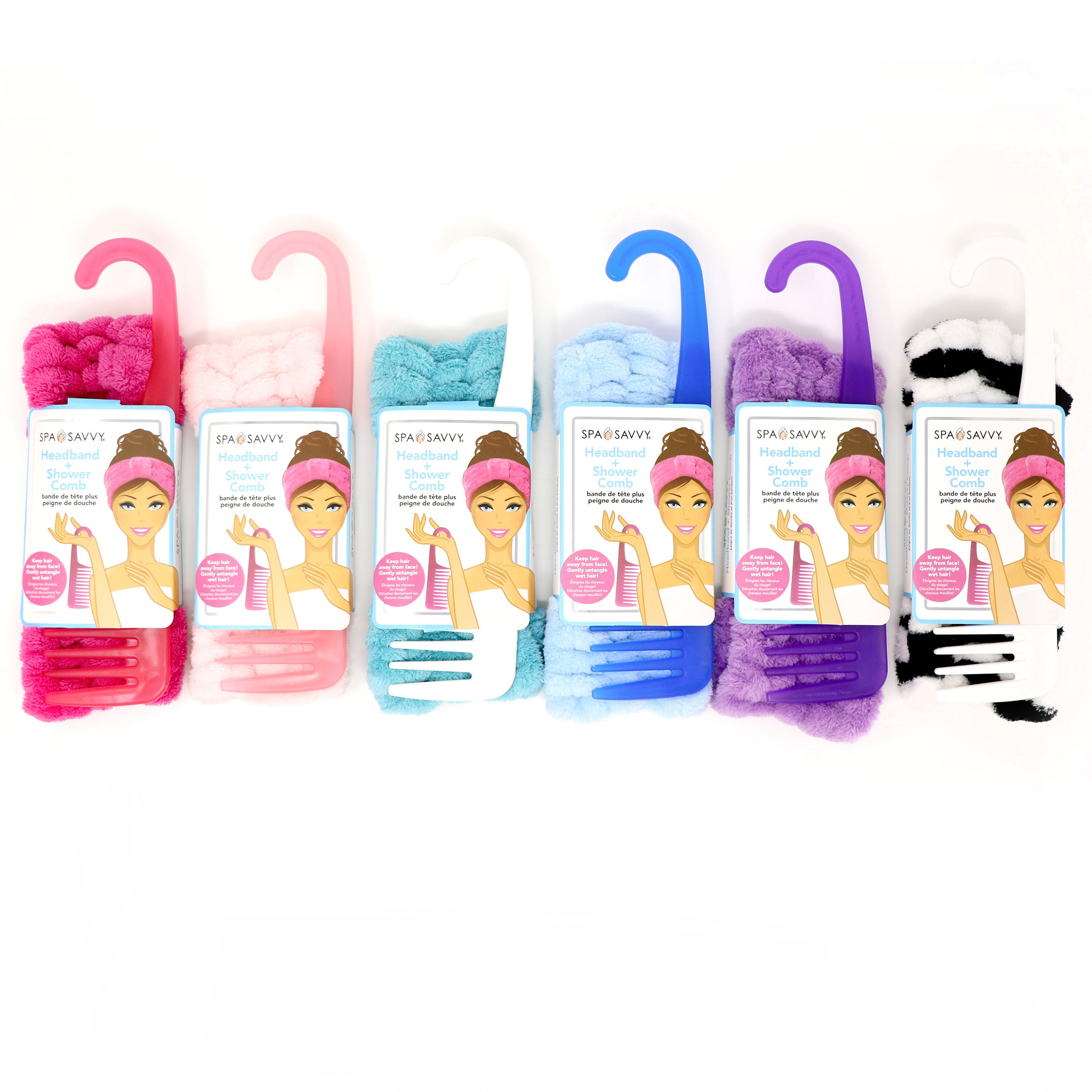 Microfiber Adjustable Headband and Shower Comb – Donnamax